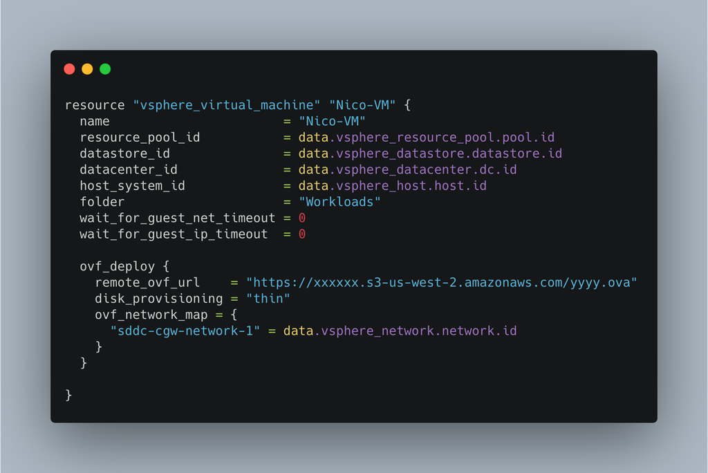 Terraform for vSphere – OVA/OVF support